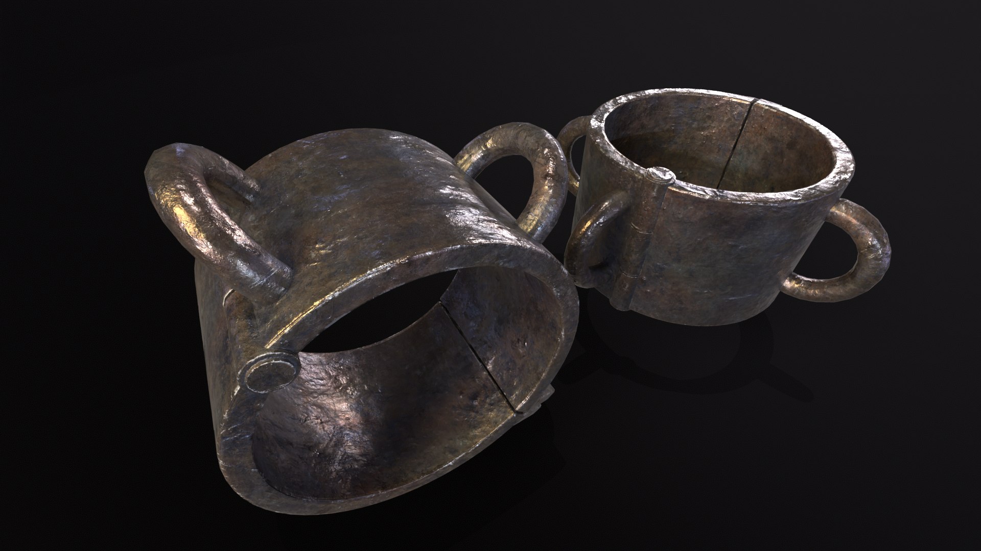 3D Medieval Cuffs model - TurboSquid 2174917