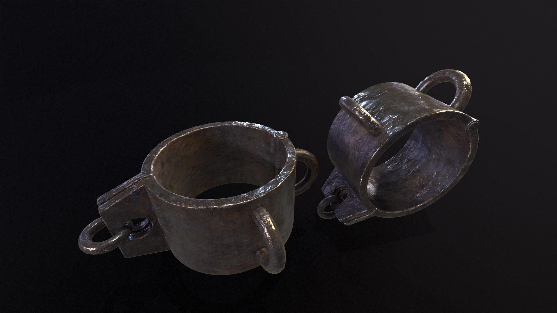3D Medieval Cuffs model - TurboSquid 2174917