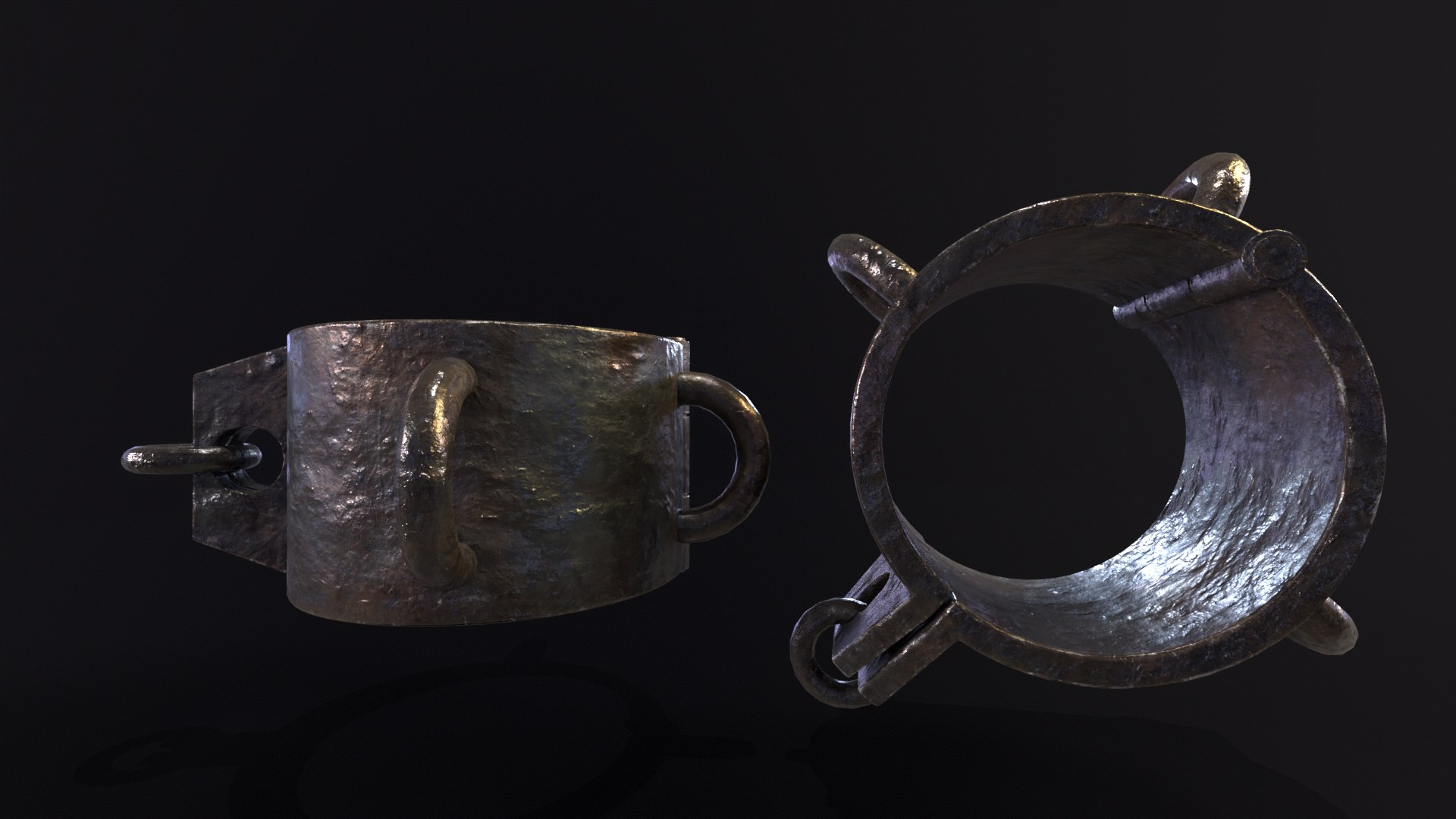 3D Medieval Cuffs model - TurboSquid 2174917