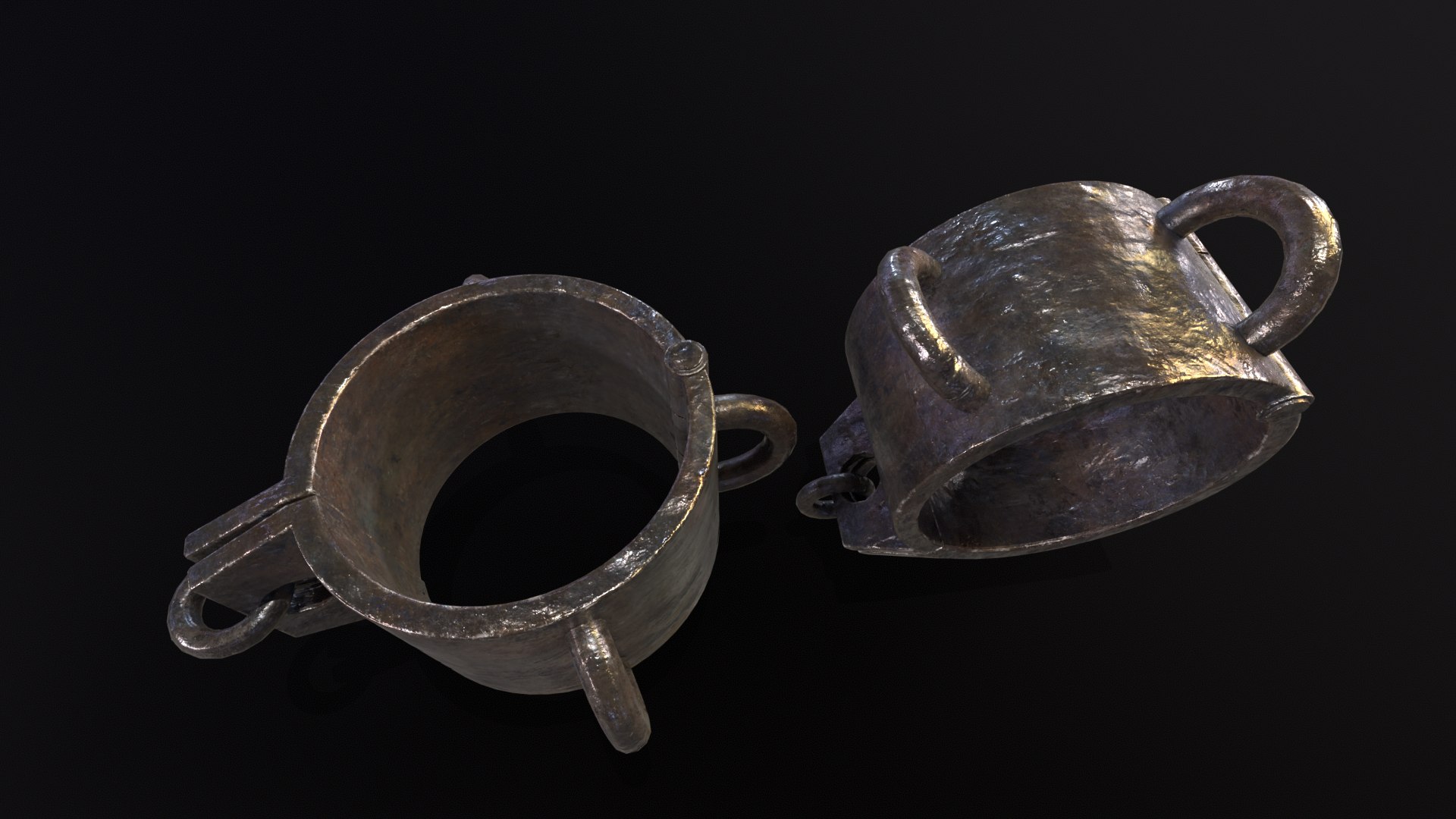 3D Medieval Cuffs model - TurboSquid 2174917