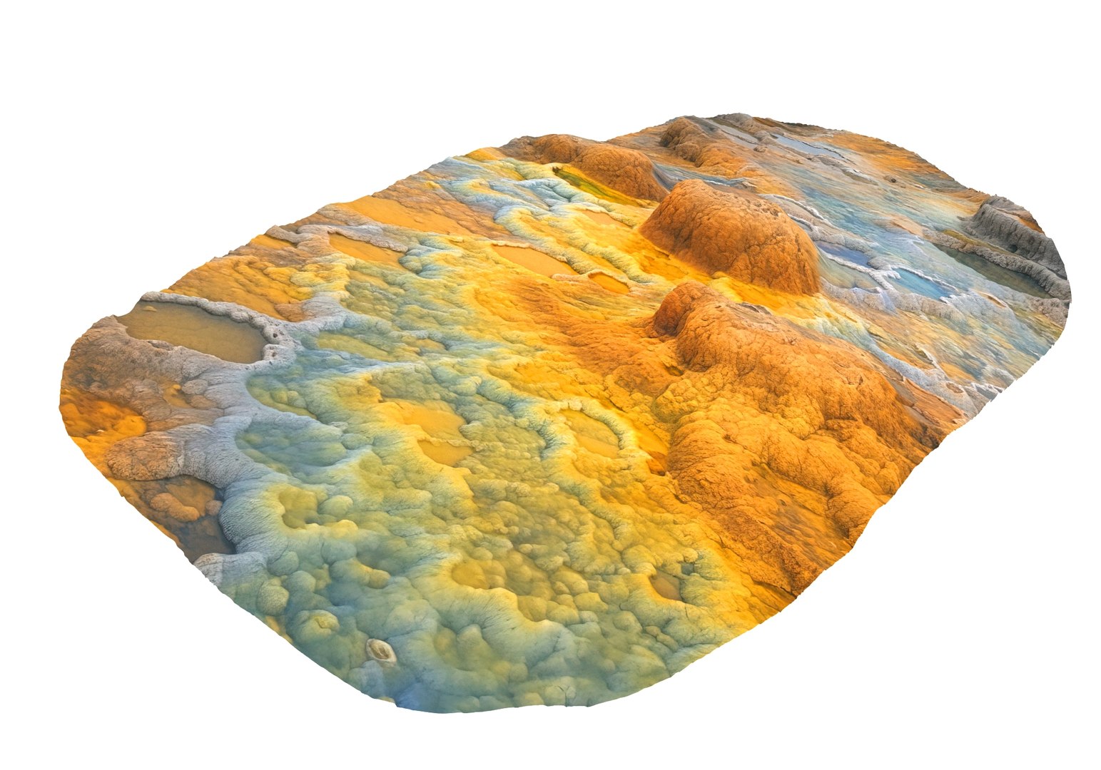 Geyser Area 3D Model - TurboSquid 2064653