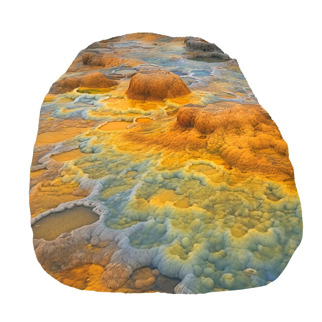 Geyser Area 3D Model - TurboSquid 2064653