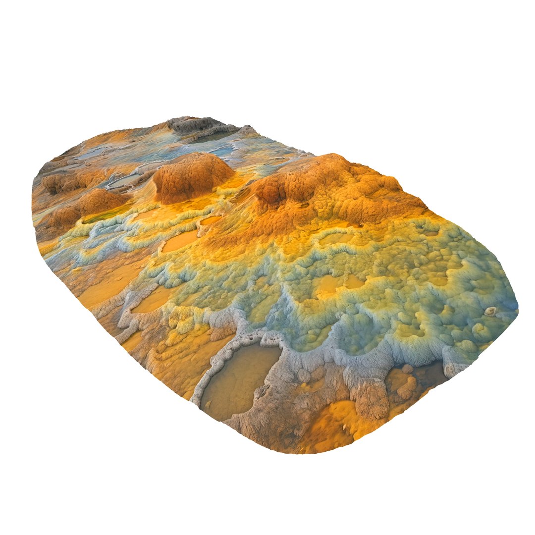 Geyser Area 3D Model - TurboSquid 2064653