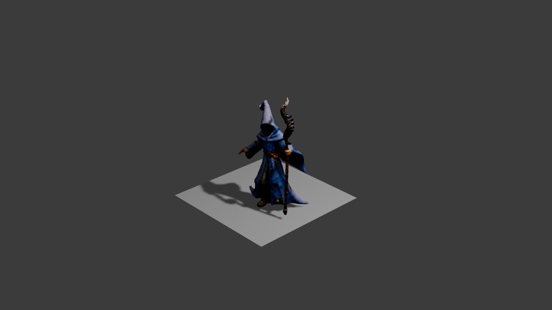 Blue Mystic Mage 3D Model - TurboSquid 2209692