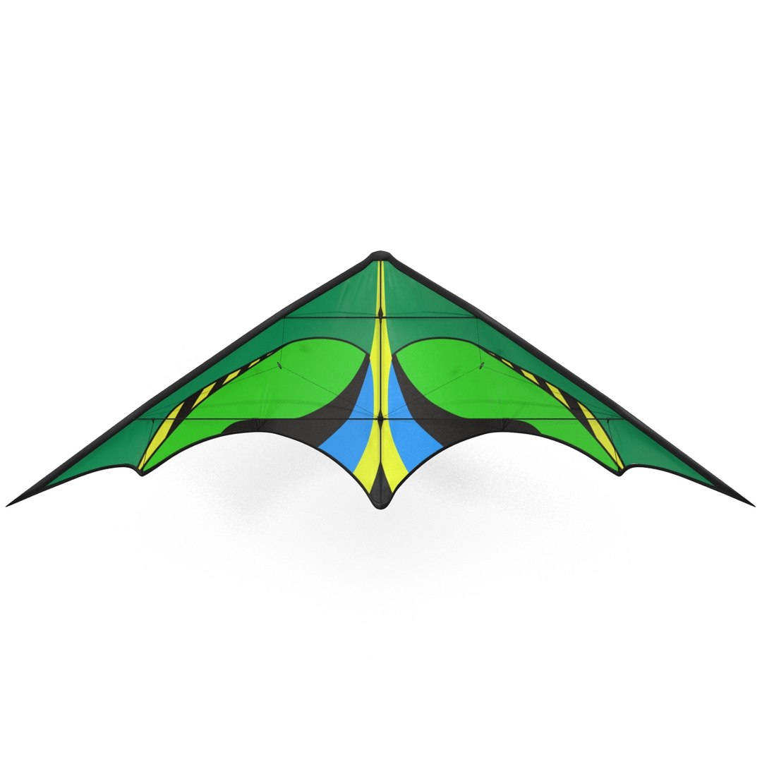 kites set modeled 3d model