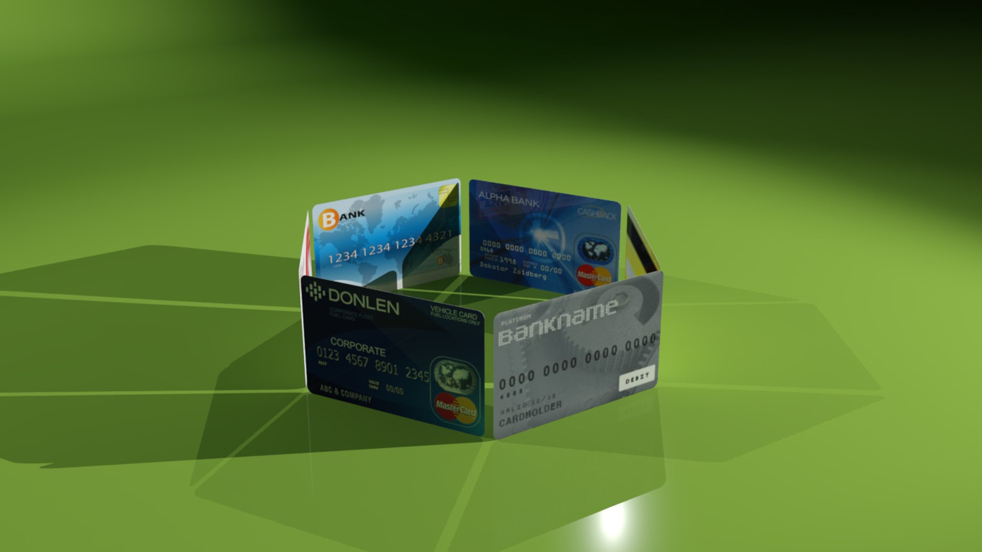 3d credit card