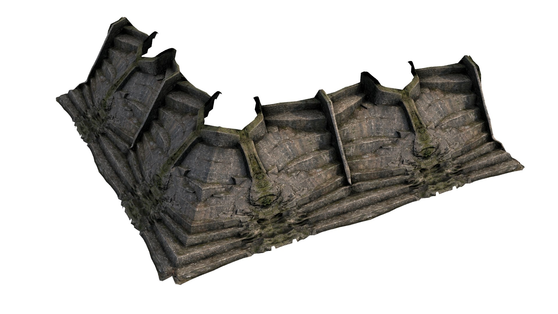 Pyramid Temple Wall 01-10 3D Model - TurboSquid 1727211