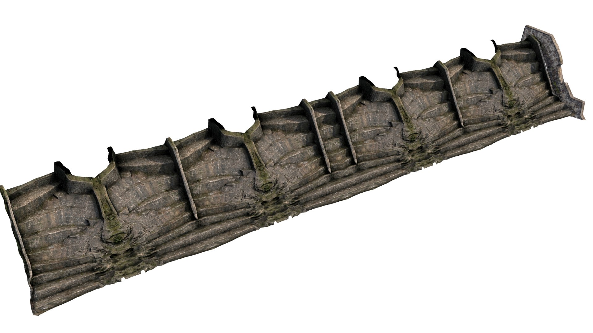 Pyramid Temple Wall 01-10 3D Model - TurboSquid 1727211