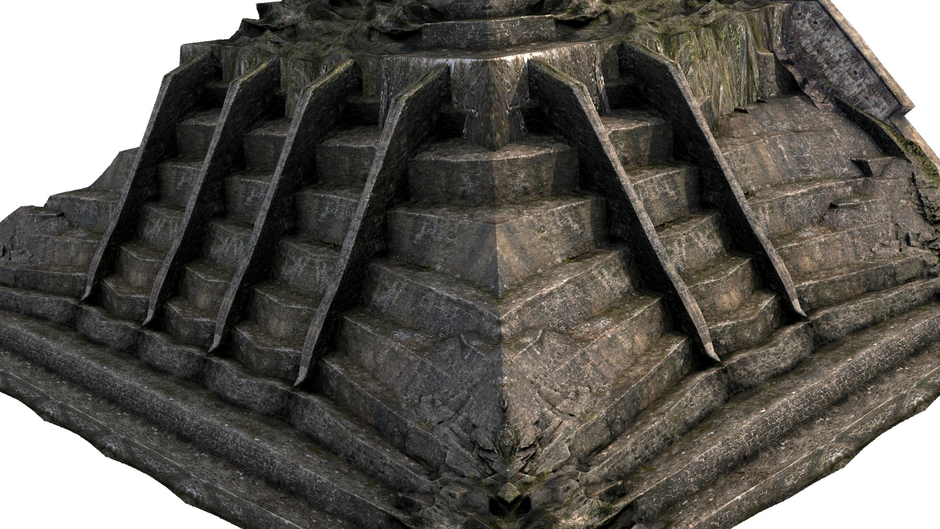 Pyramid Temple Wall 01-10 3D model - TurboSquid 1727211