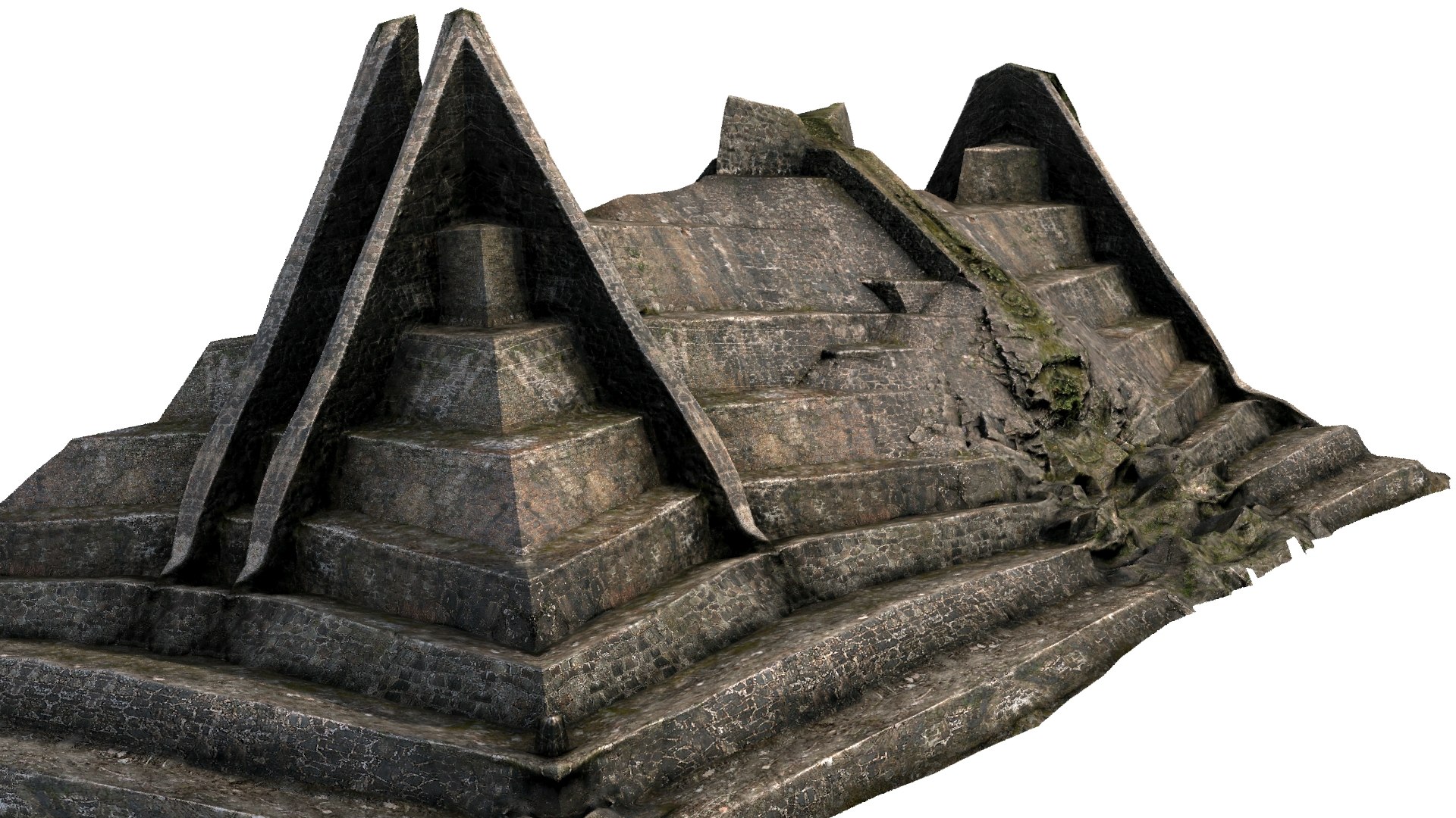Pyramid Temple Wall 01-10 3D Model - TurboSquid 1727211
