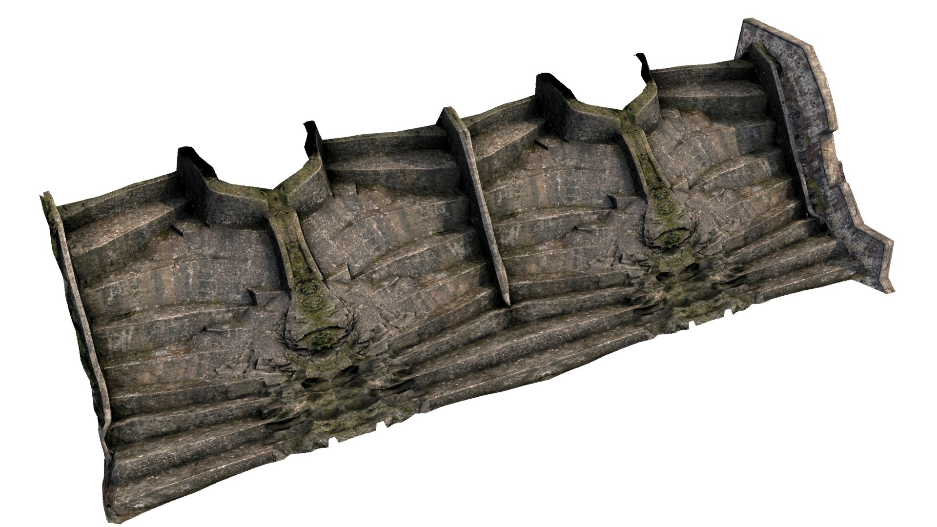 Pyramid Temple Wall 01-10 3D model - TurboSquid 1727211