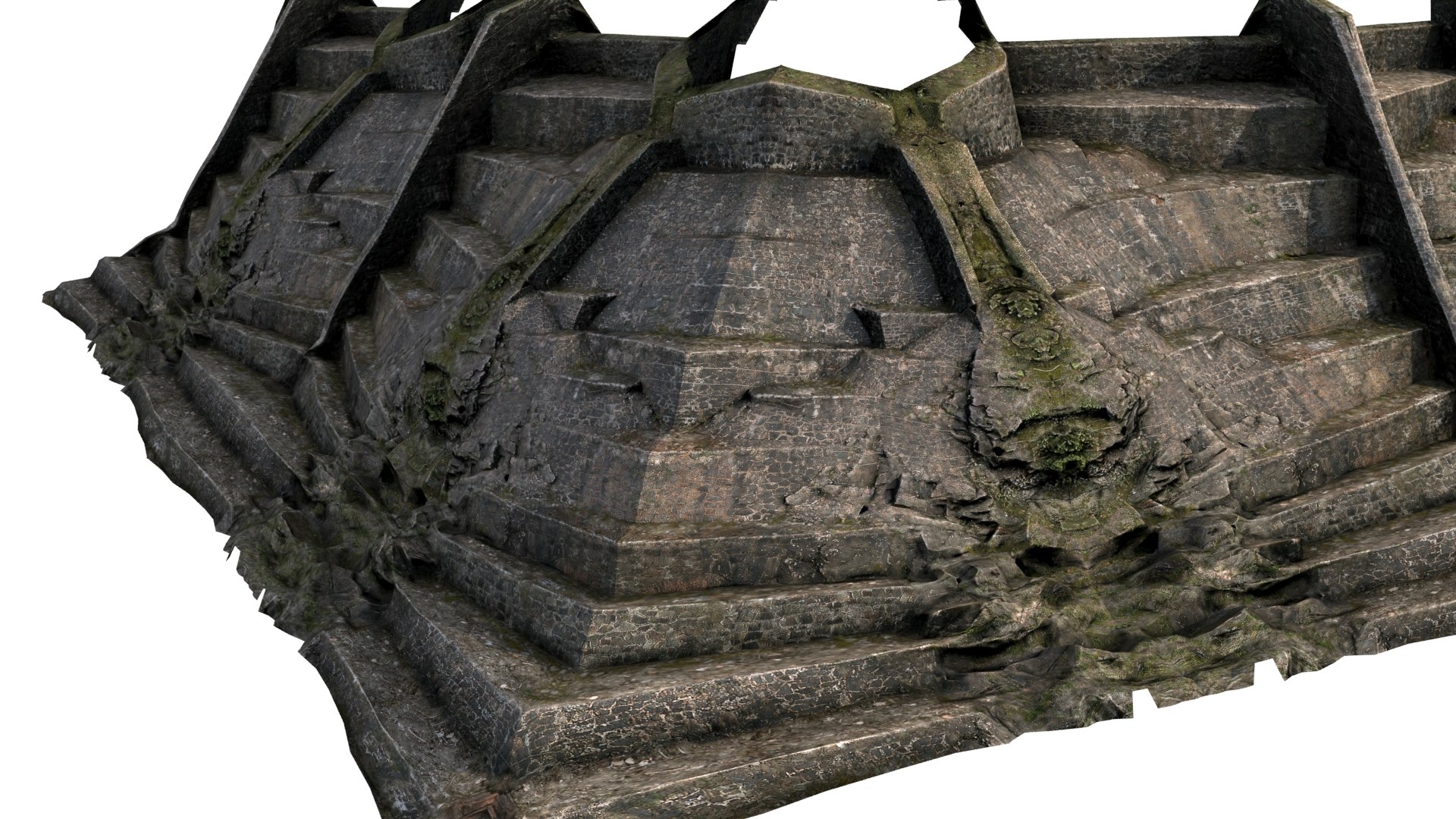 Pyramid Temple Wall 01-10 3D model - TurboSquid 1727211