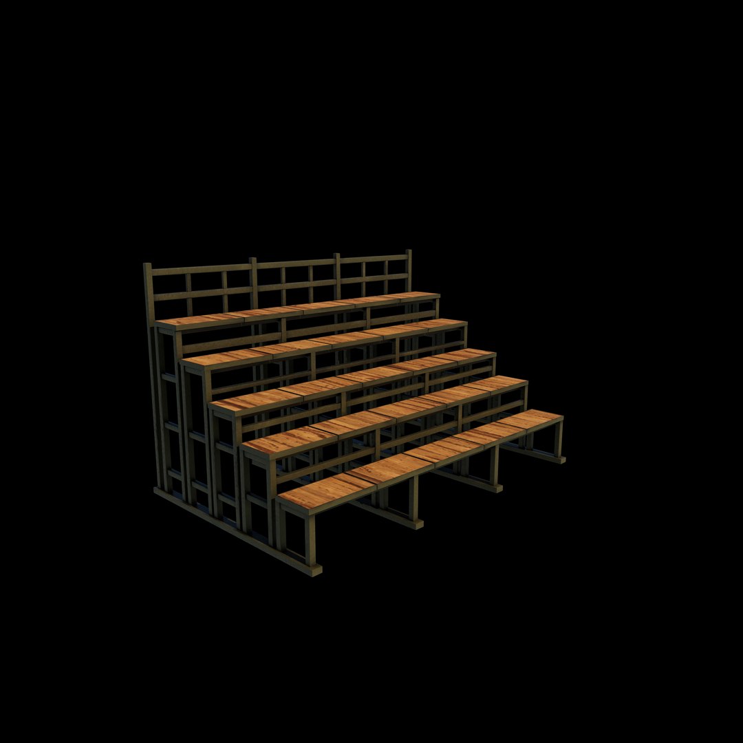 Bleacher 3D Model 3D Model - TurboSquid 2331677