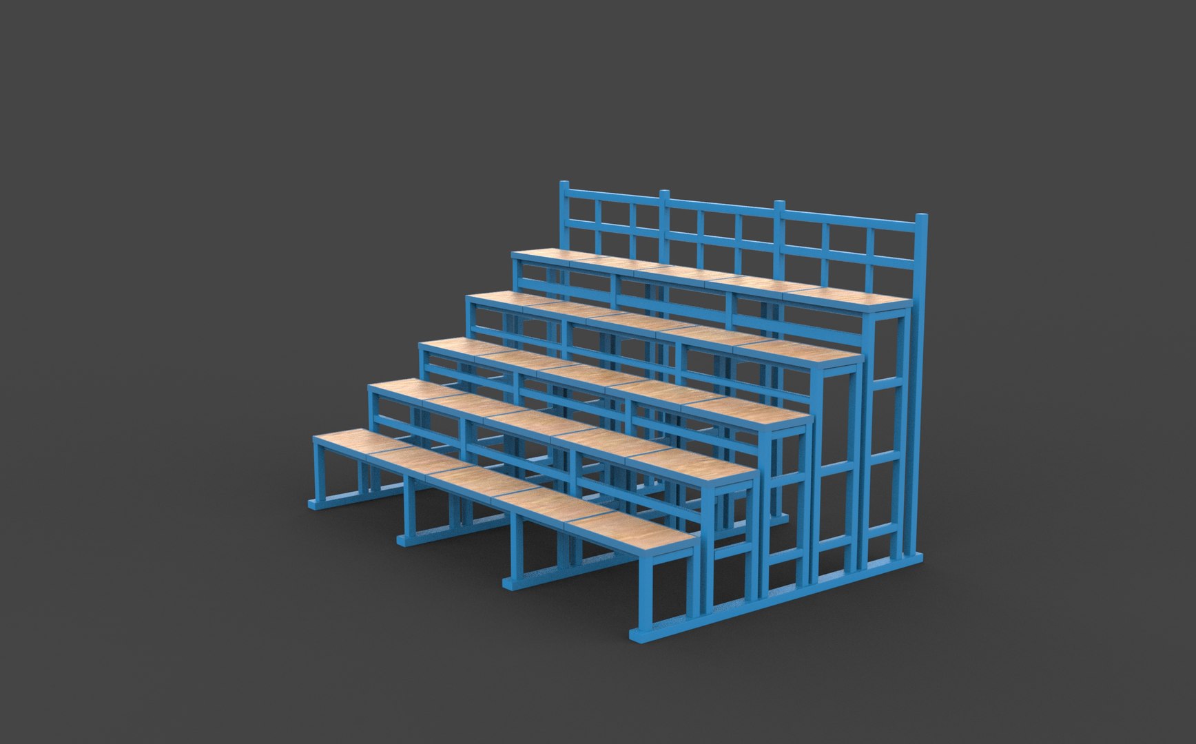 Bleacher 3D Model 3D Model - TurboSquid 2331677