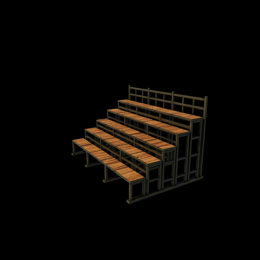 Bleacher 3D Model 3D Model - TurboSquid 2331677