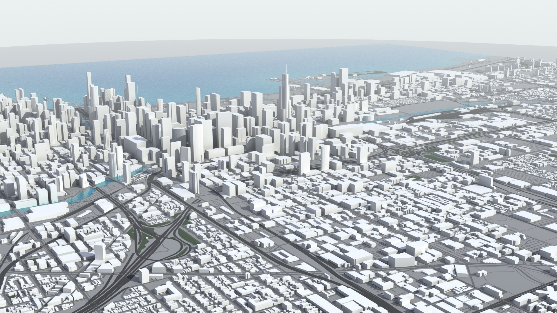 Chicago Illinois Model - TurboSquid 1792798
