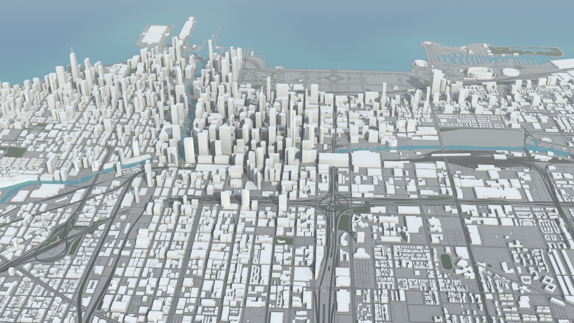 Chicago Illinois Model - TurboSquid 1792798