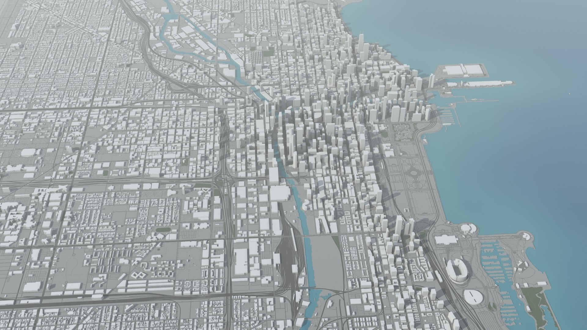 Chicago Illinois Model - TurboSquid 1792798