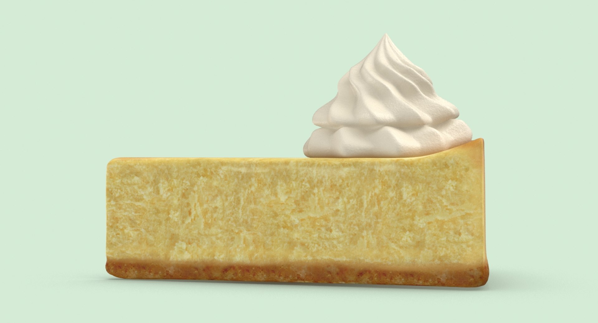 3D New-york-style-cheesecake-slice Model - TurboSquid 1341487