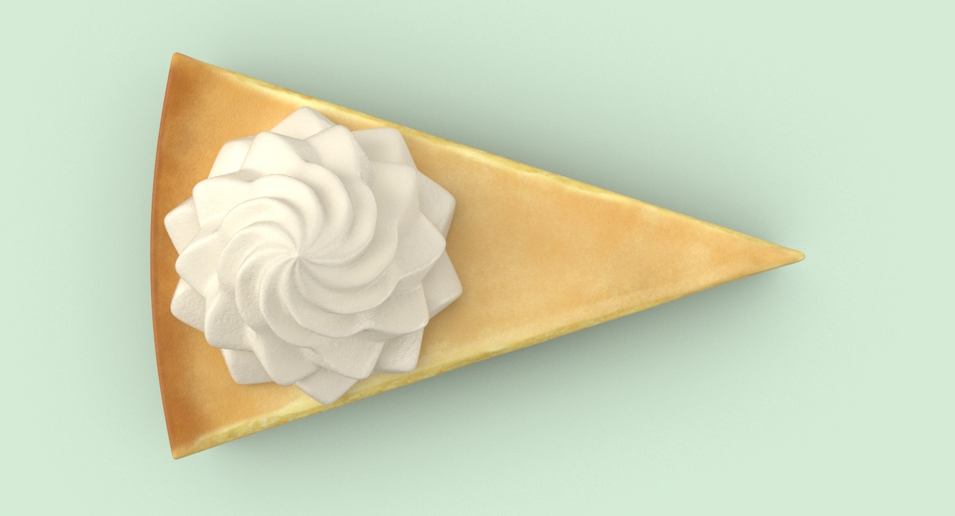 3D New-york-style-cheesecake-slice Model - TurboSquid 1341487