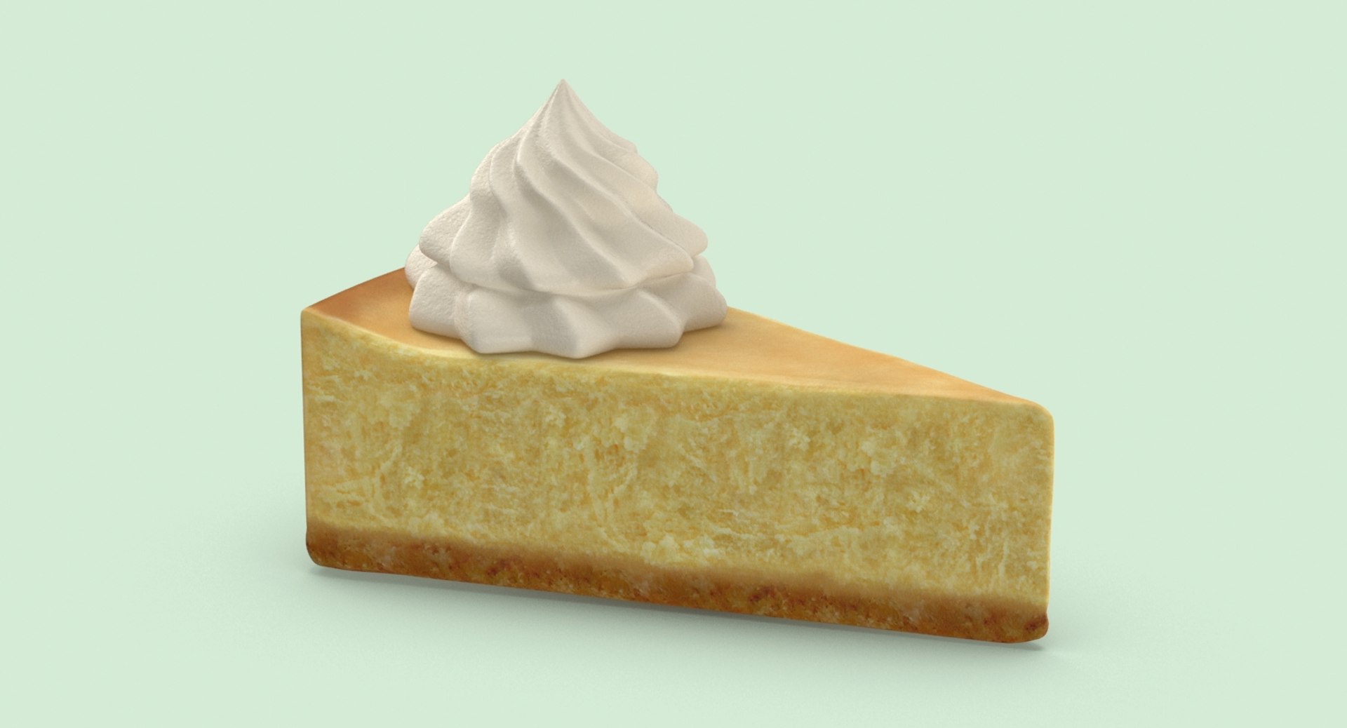 3D New-york-style-cheesecake-slice Model - TurboSquid 1341487