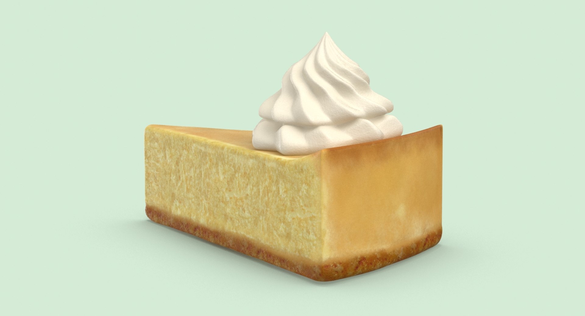3D New-york-style-cheesecake-slice Model - TurboSquid 1341487