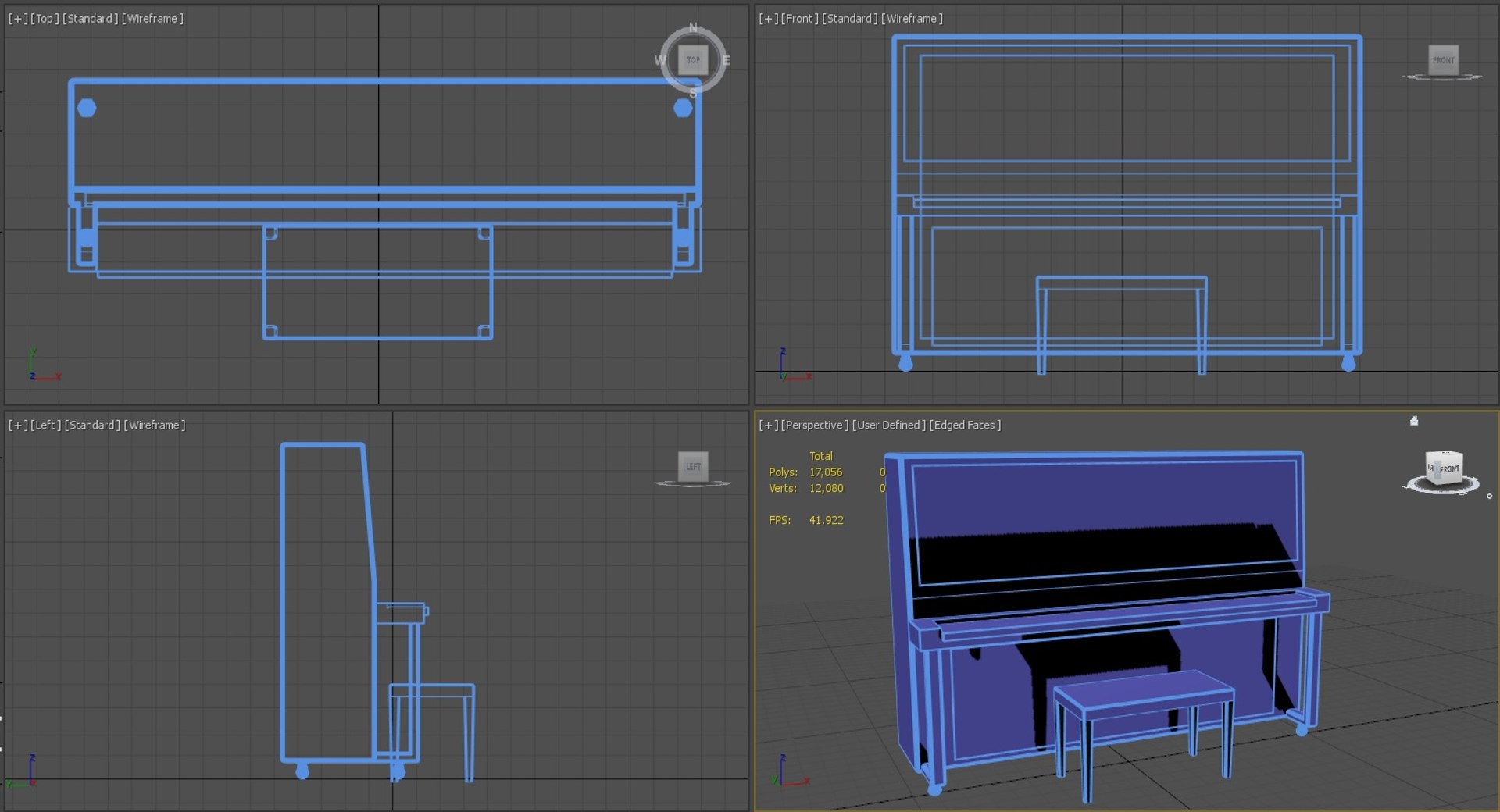 Free Piano 1 Model - TurboSquid 2078917