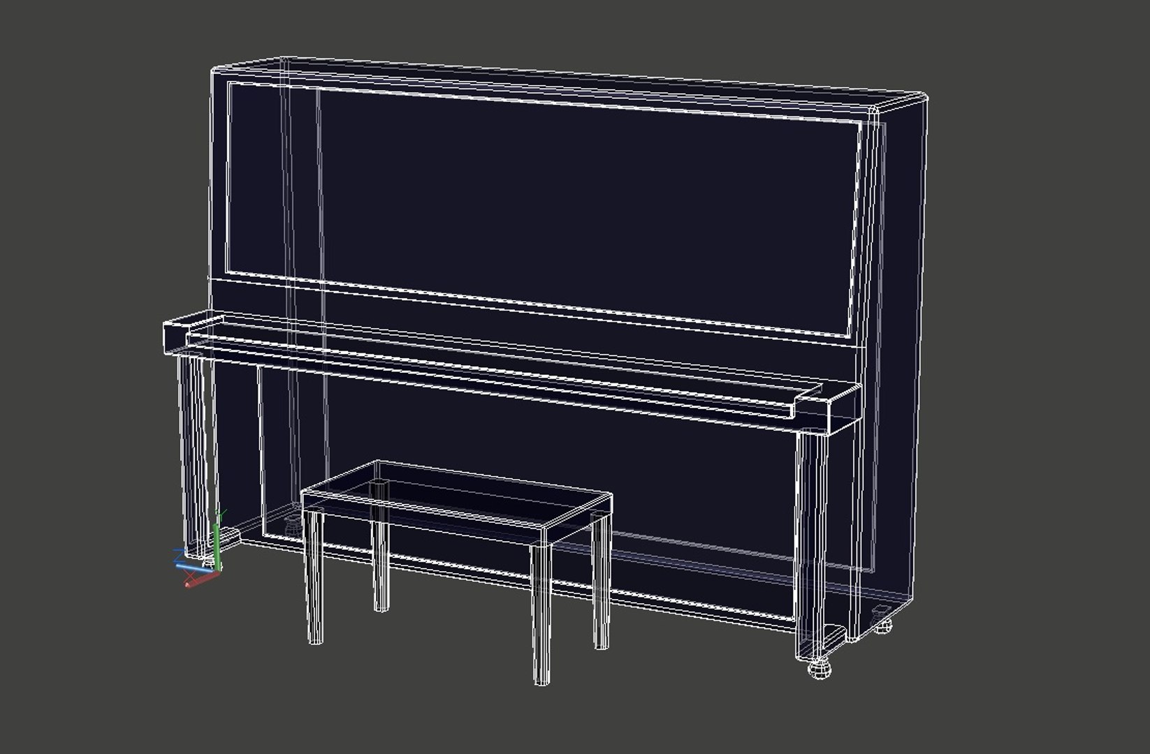 Free Piano 1 Model - TurboSquid 2078917