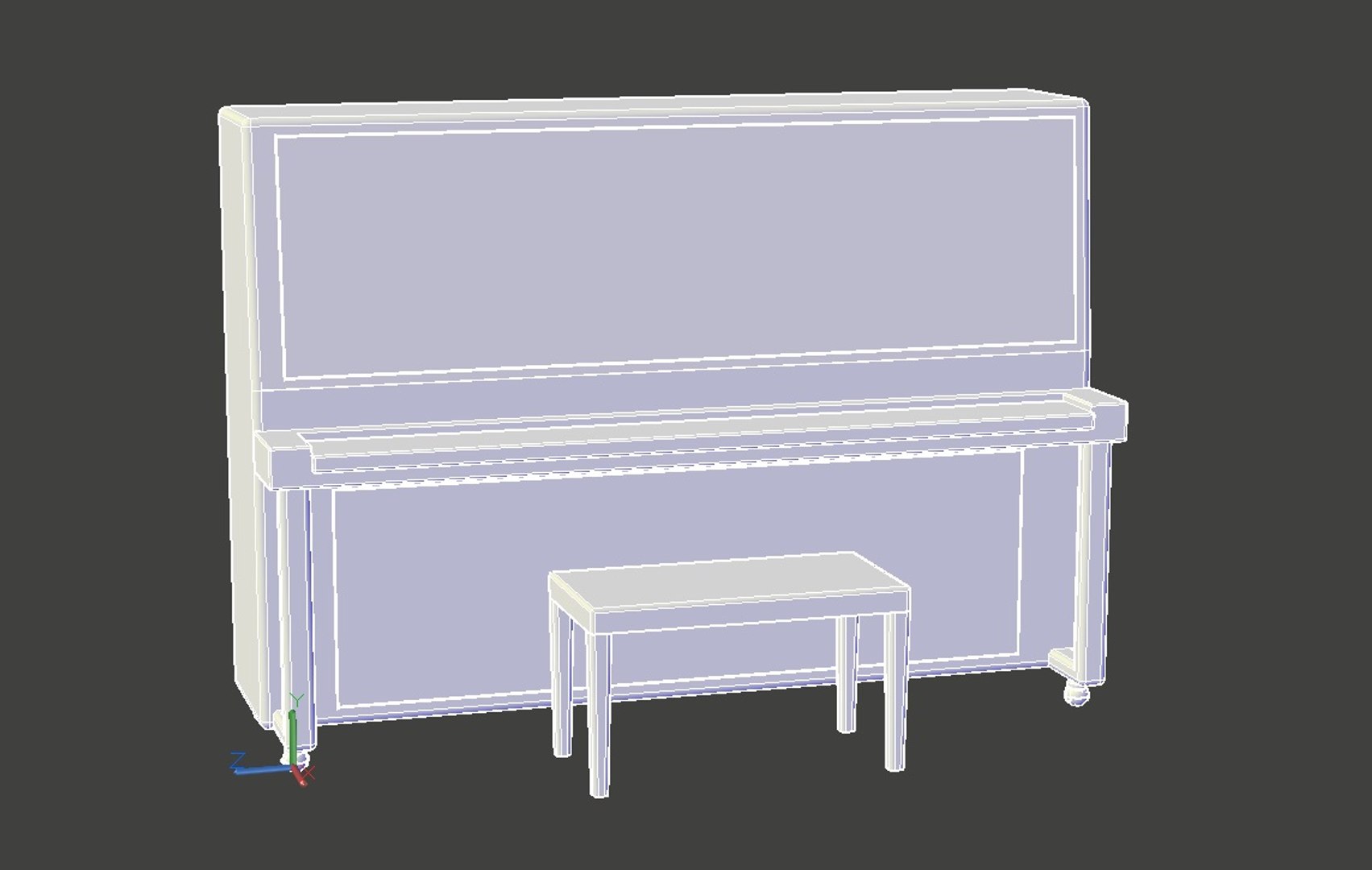 Free Piano 1 Model - TurboSquid 2078917