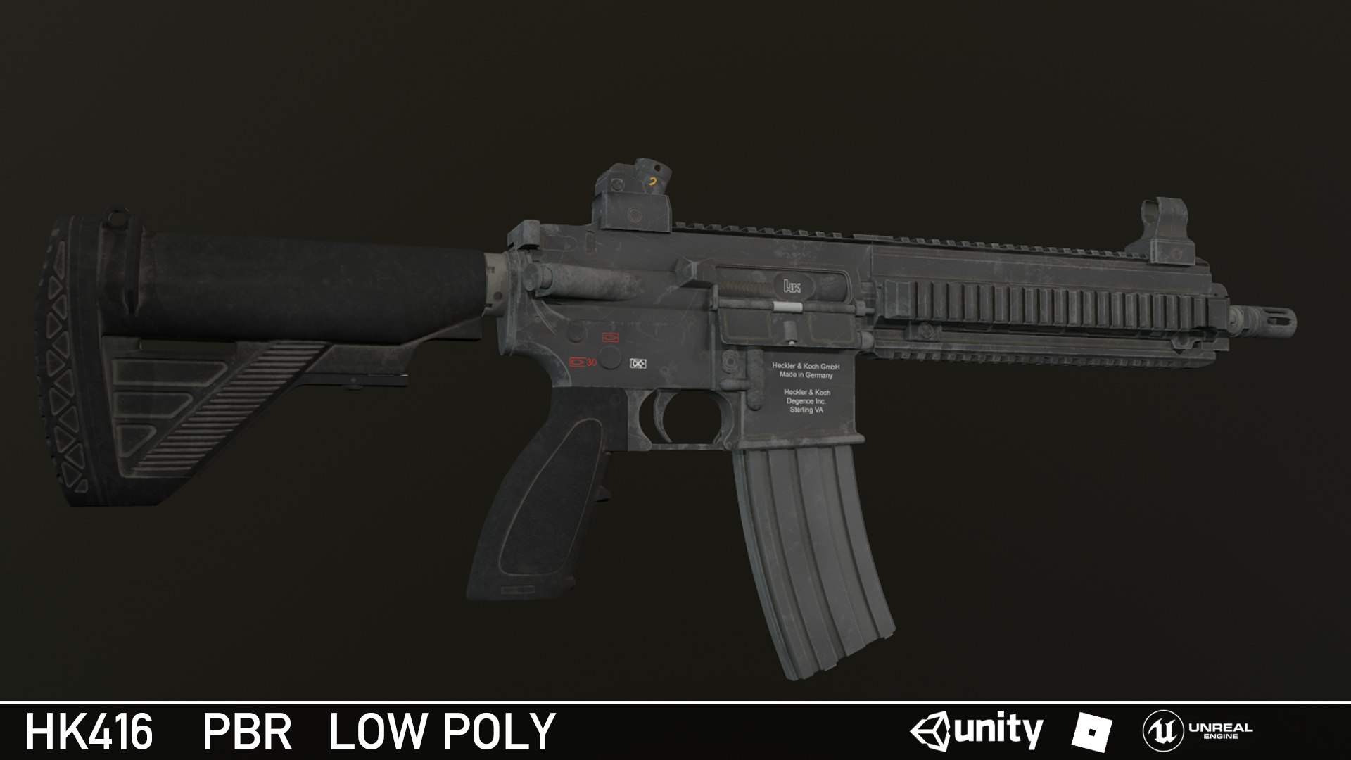 Hk Hk416 416 3D - TurboSquid 1651119