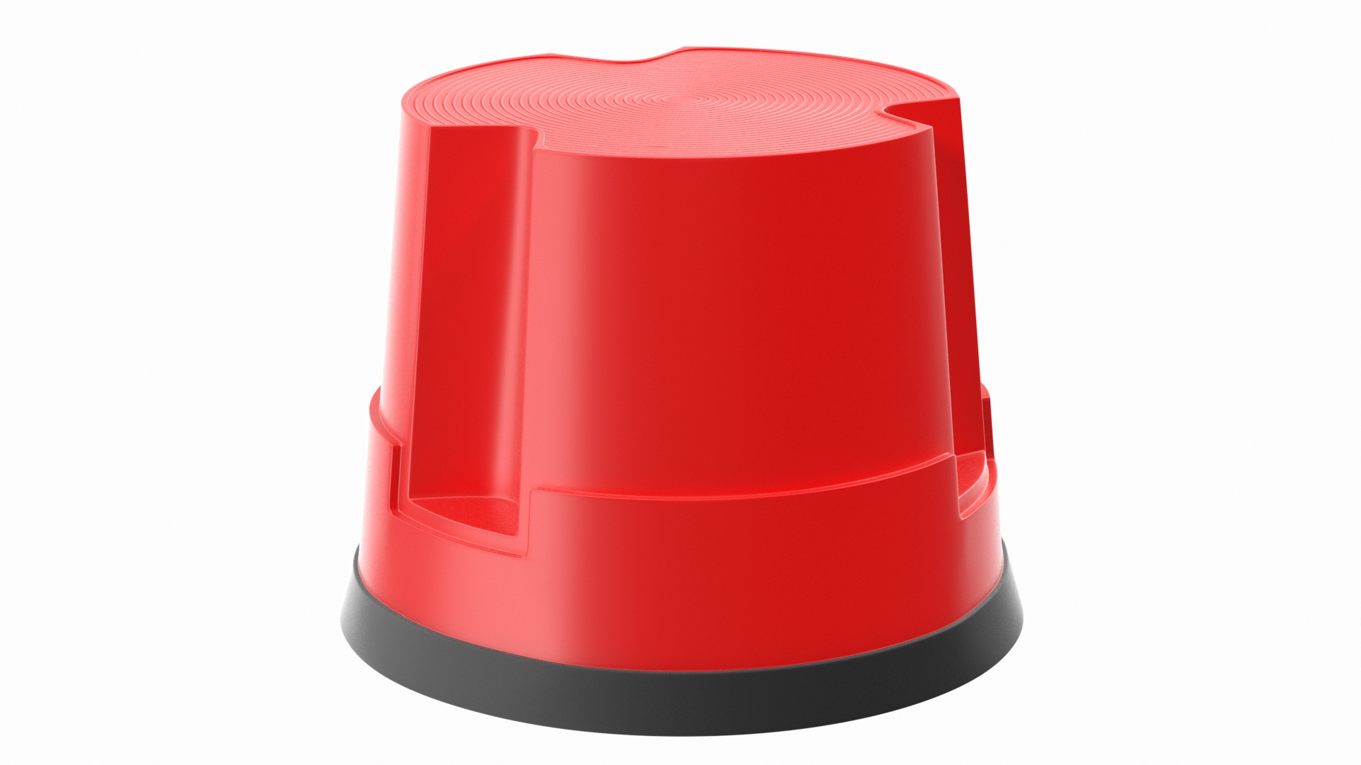 Kick Stool Plastic Red 3D Model - TurboSquid 1709460