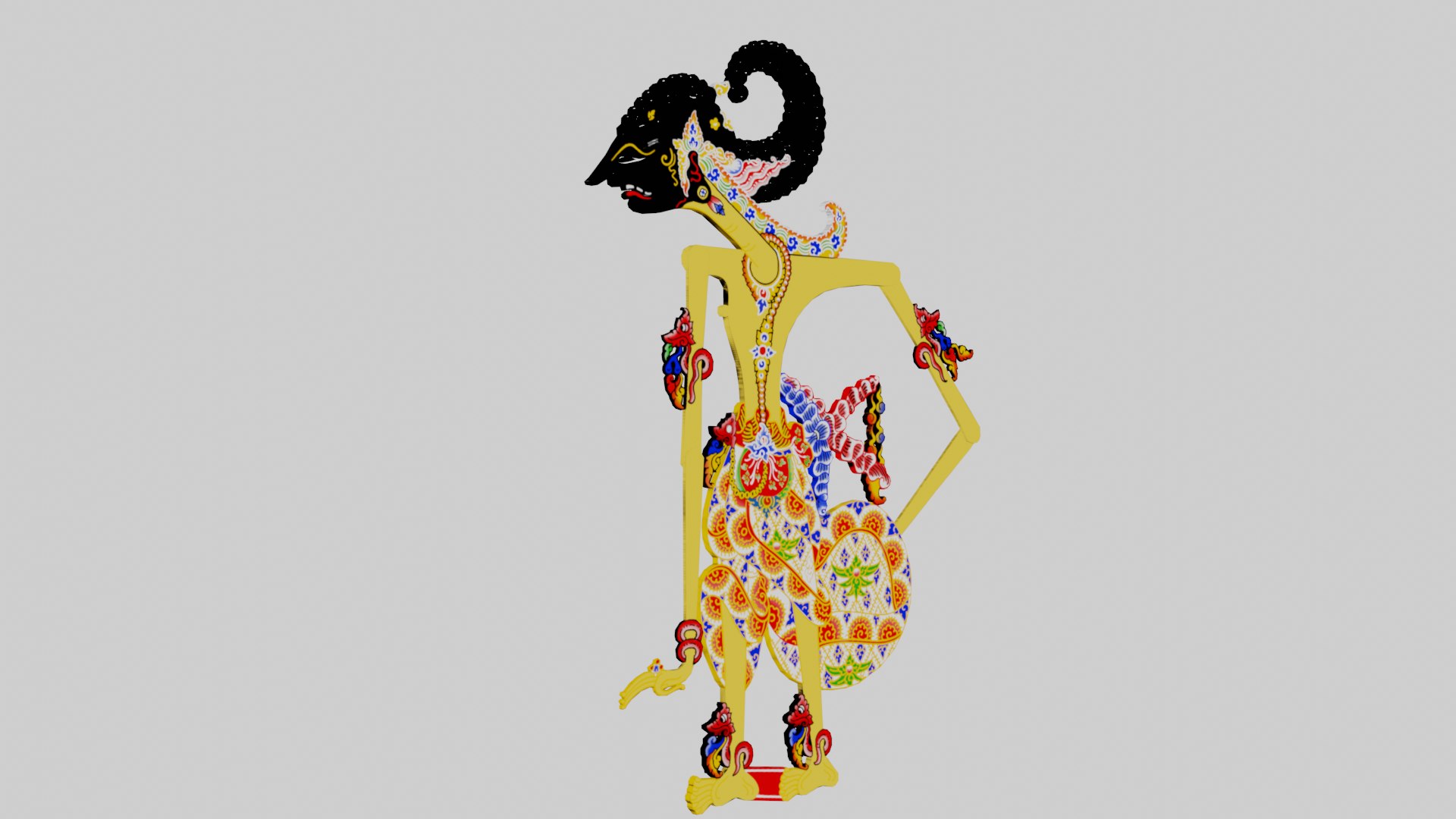 Wayang Kulit Sadewa - TurboSquid 2268394