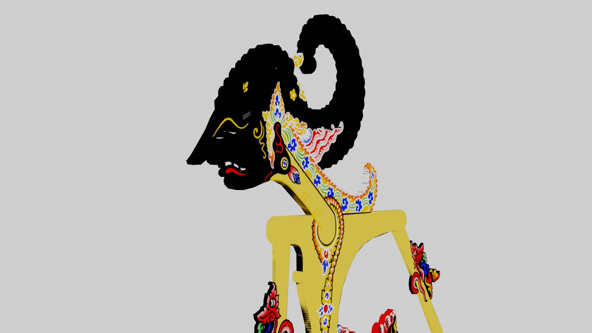 Wayang Kulit Sadewa 3D Model - TurboSquid 2268394