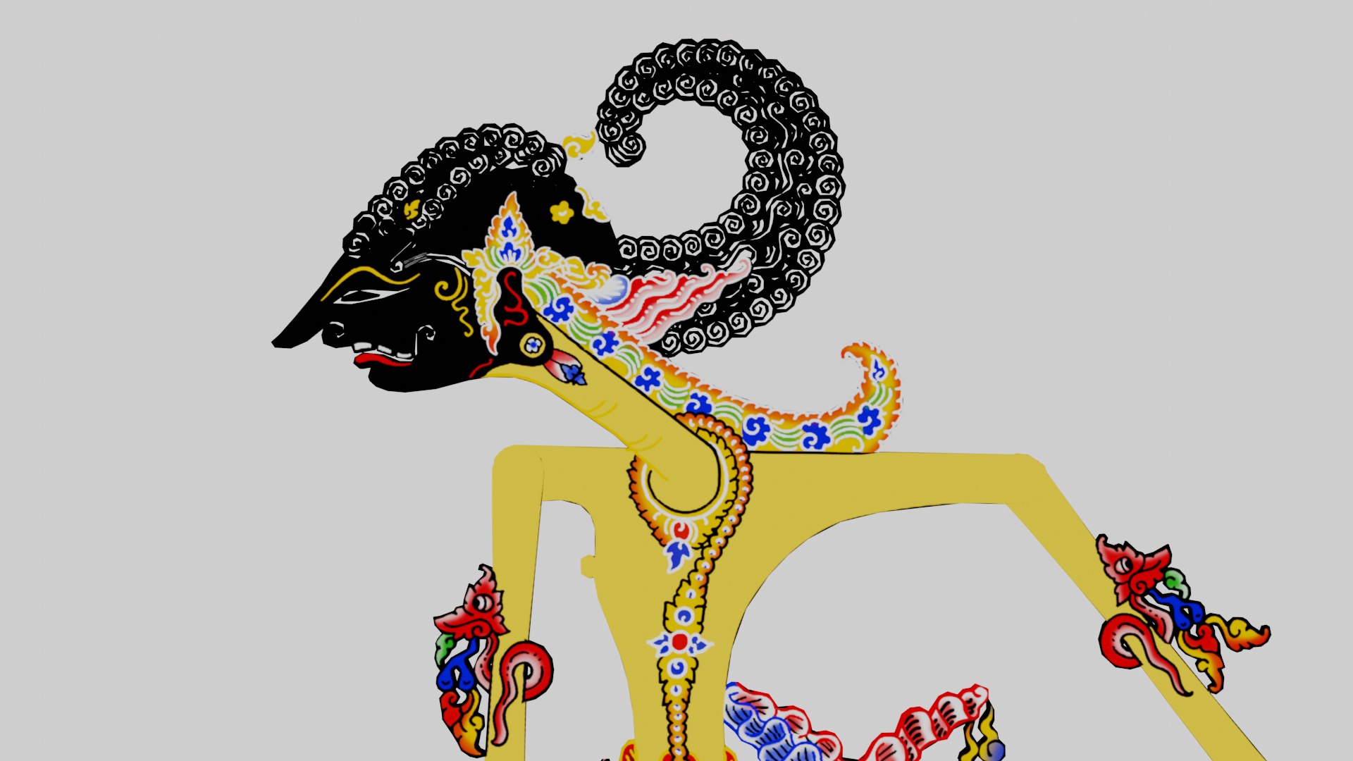 Wayang Kulit Sadewa 3D Model - TurboSquid 2268394
