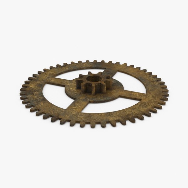 modelo 3d Clock Gears 02 Dirty - Gear 4 Dirty - TurboSquid 1262285