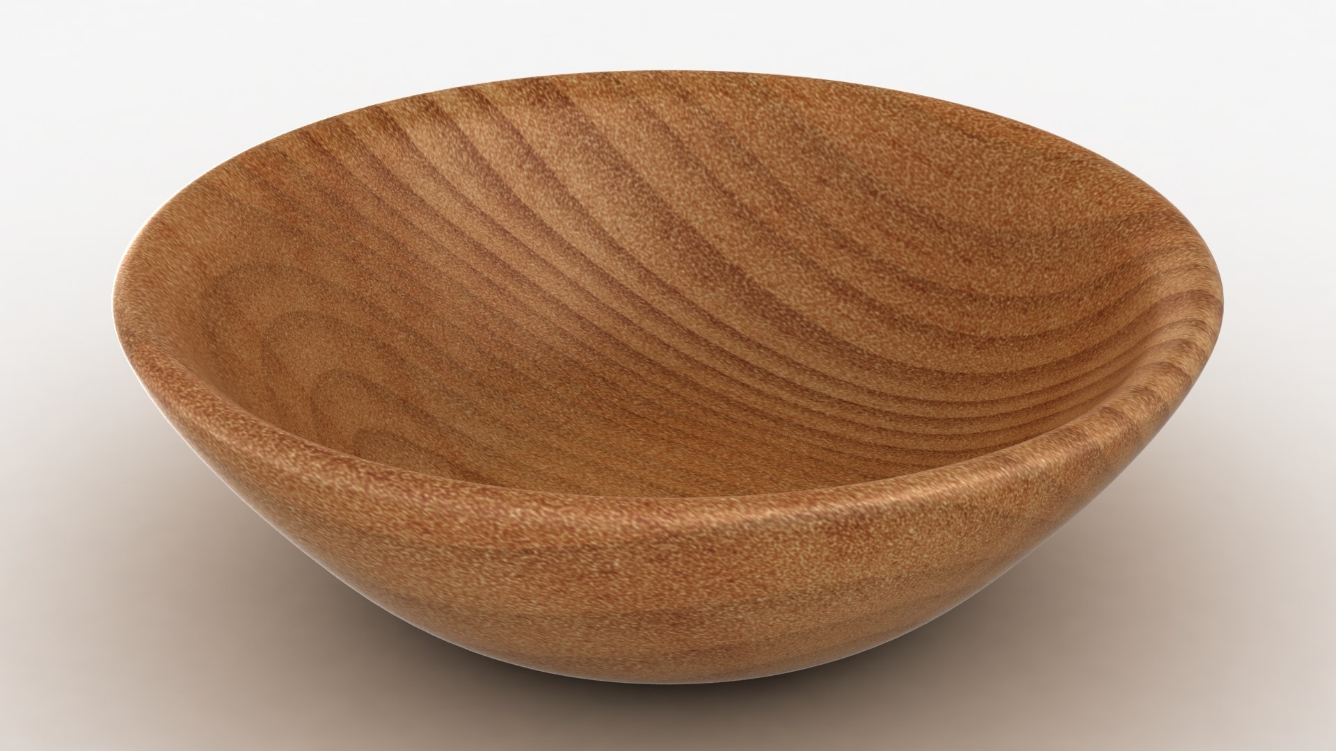 Realistic Wooden Bowl 3D Model - TurboSquid 1591867