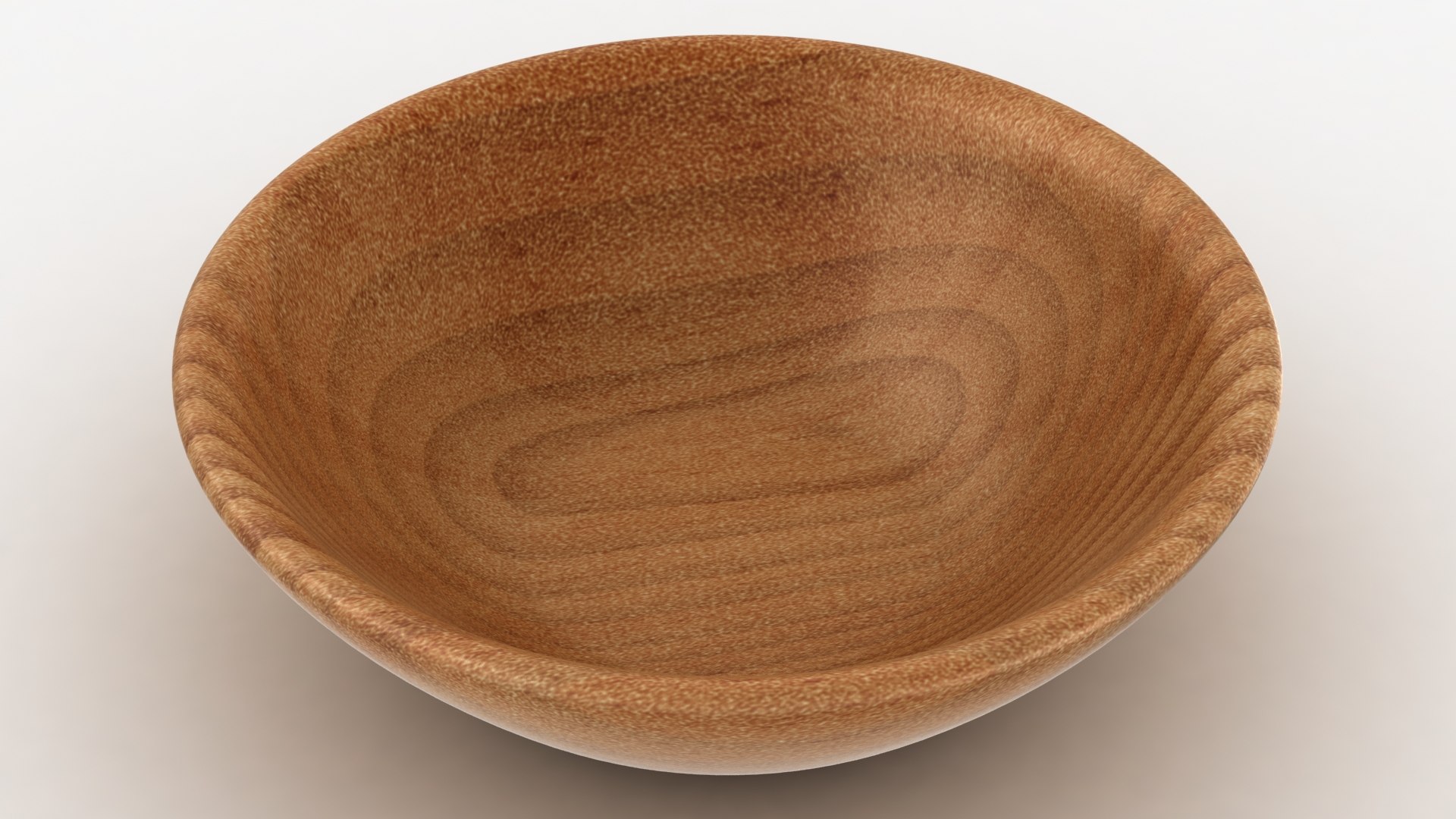 Realistic Wooden Bowl 3D Model - TurboSquid 1591867