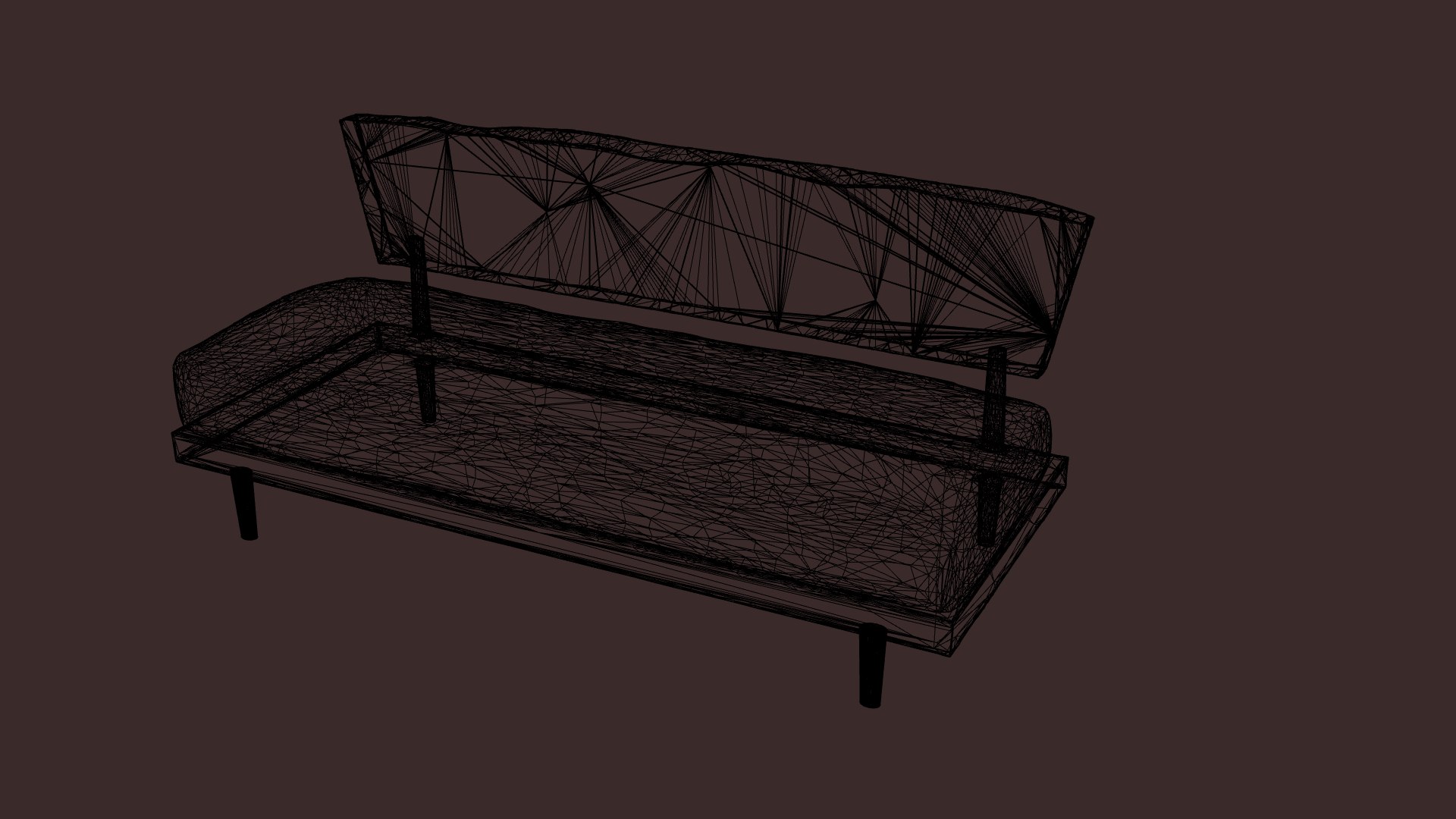 3D Nakashima Live Edge Bench - TurboSquid 2214015