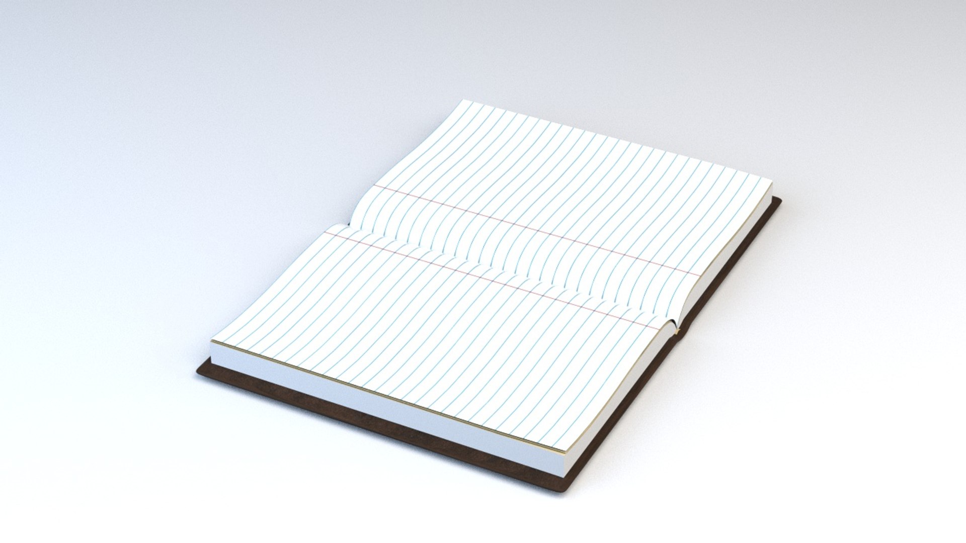 3D Open Book Page - TurboSquid 1532128
