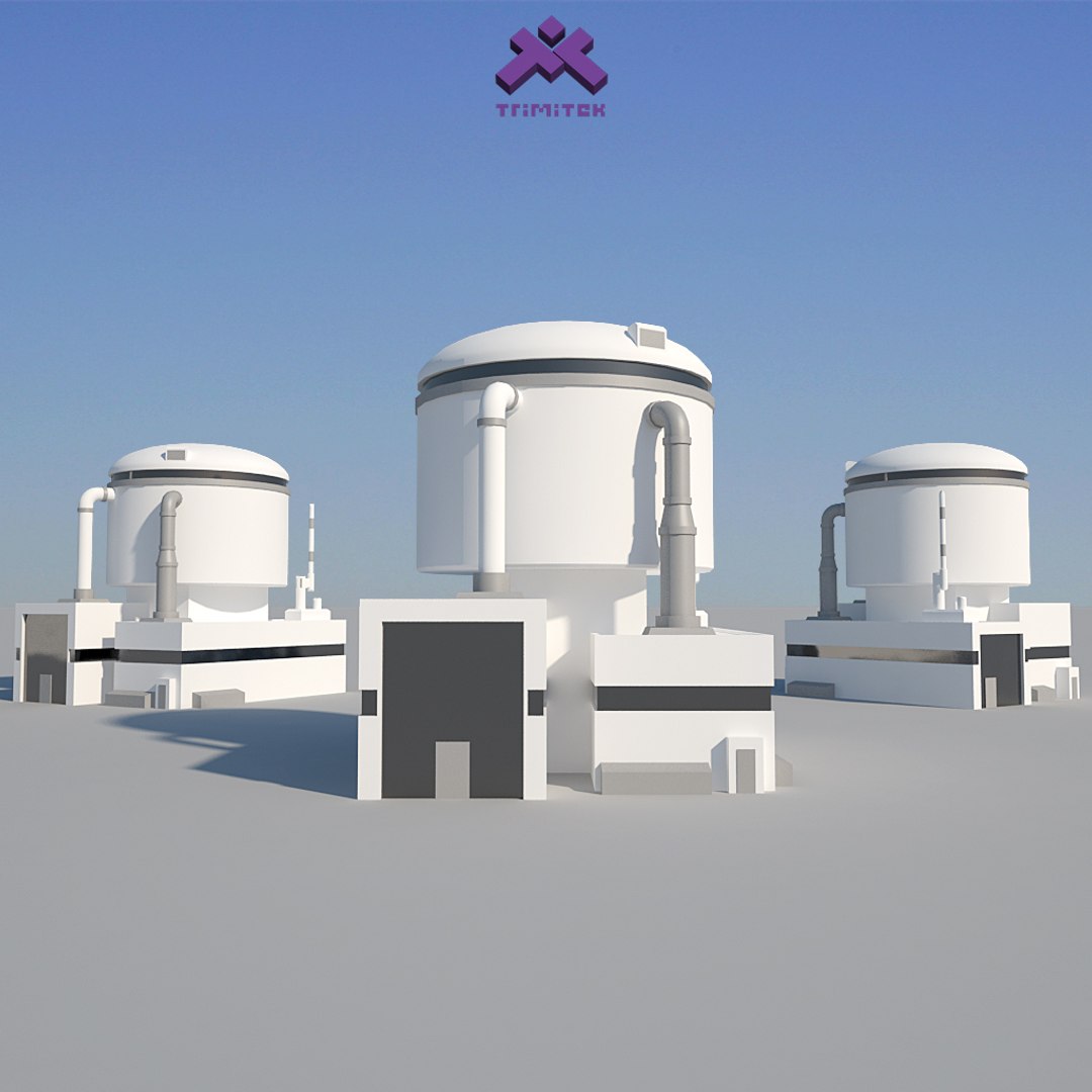 3D Industrial Building 07 - Low-poly Processing Unit - TurboSquid 2184214