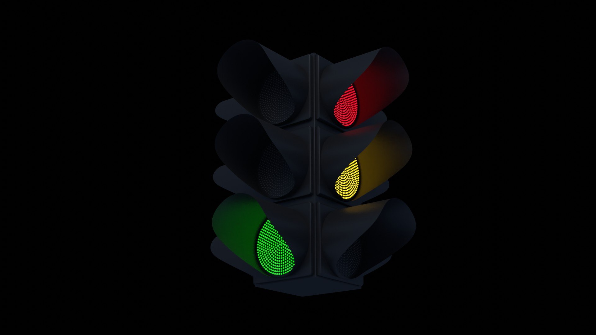 Traffic Light Animation 3D Model - TurboSquid 1710749