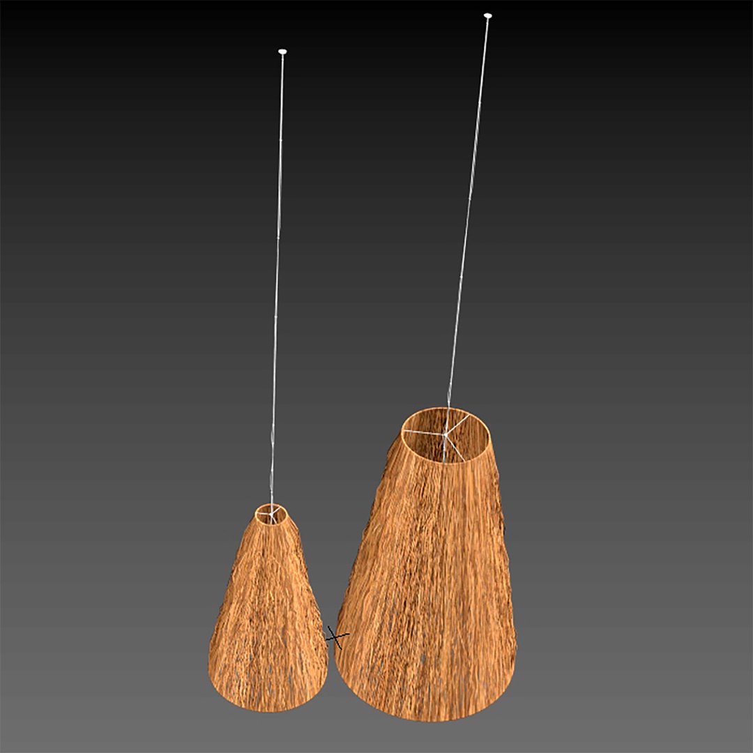 3D Lamp Wicker N36 - TurboSquid 2095414