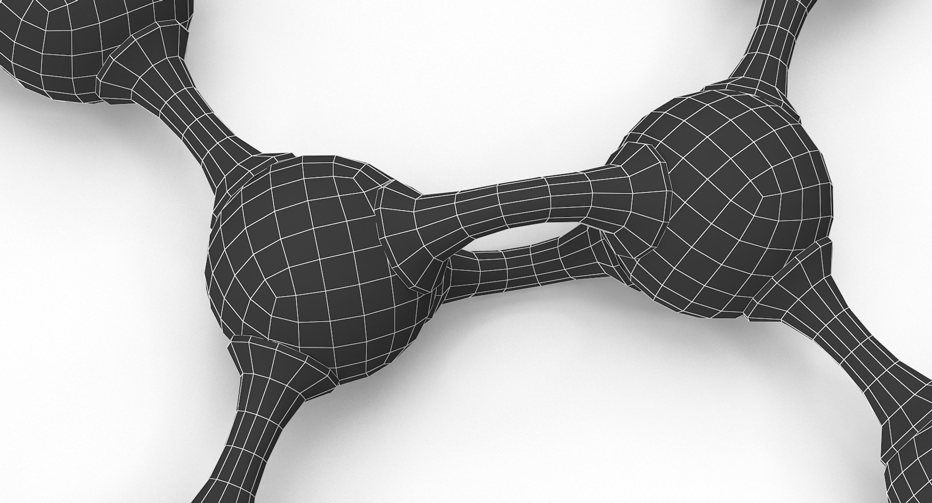 3D Anthracene Molecular - TurboSquid 1284236