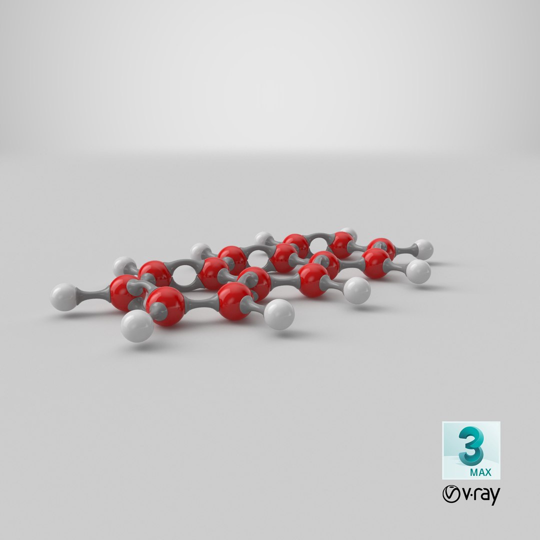 3D Anthracene Molecular - TurboSquid 1284236
