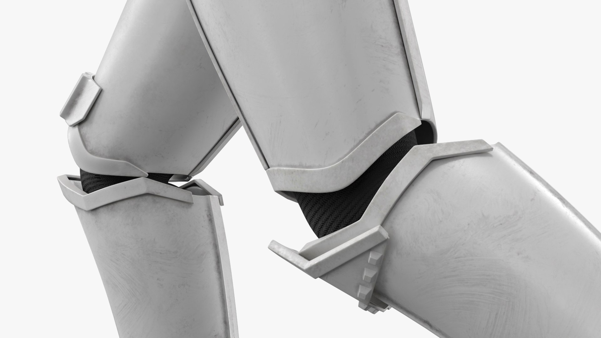 Star Wars Imperial Stormtrooper Running With Blaster Dirty Armor 3D ...