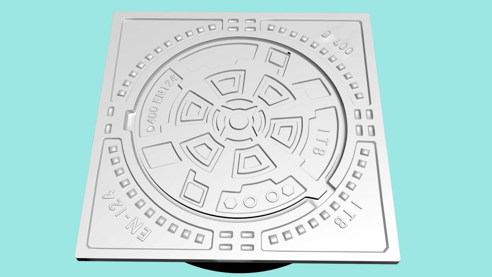 Printable Sewer Cap 3D - TurboSquid 1815793