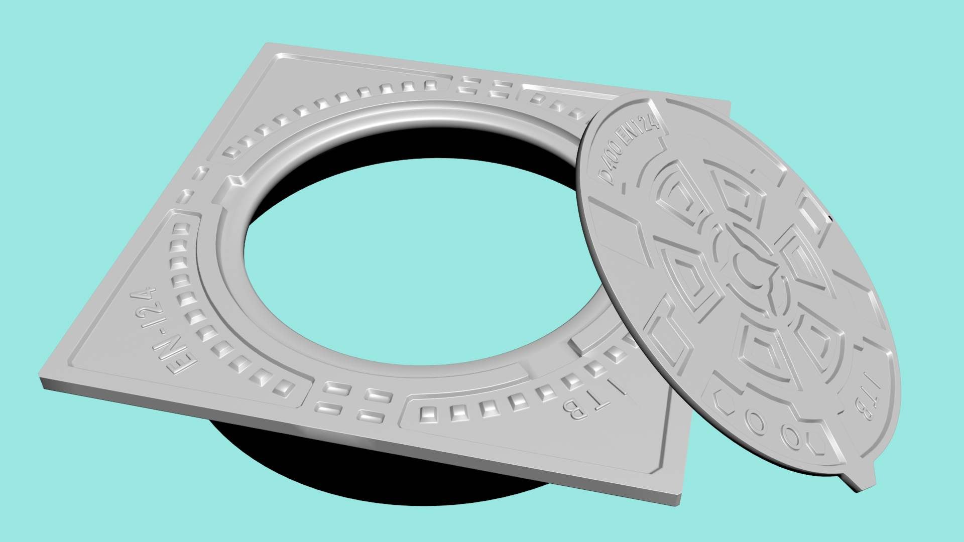 Printable Sewer Cap 3D - TurboSquid 1815793