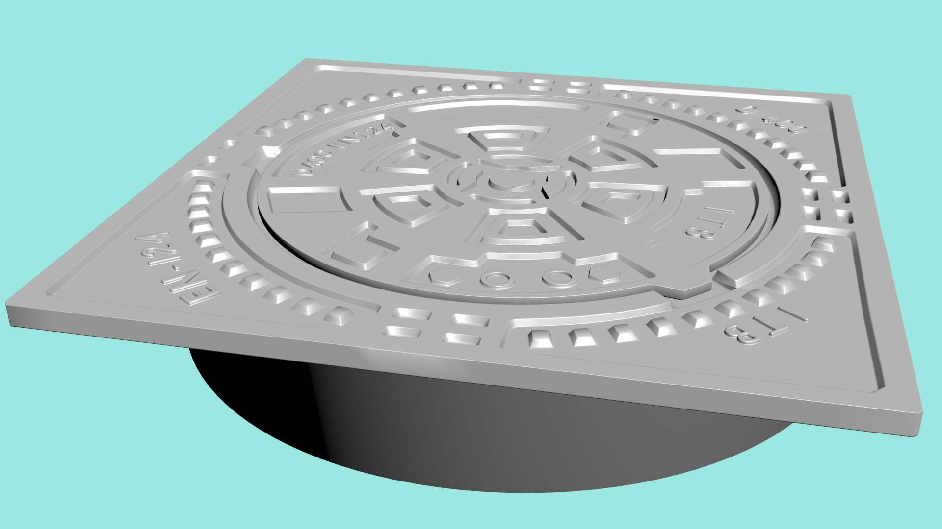 Printable Sewer Cap 3D - TurboSquid 1815793