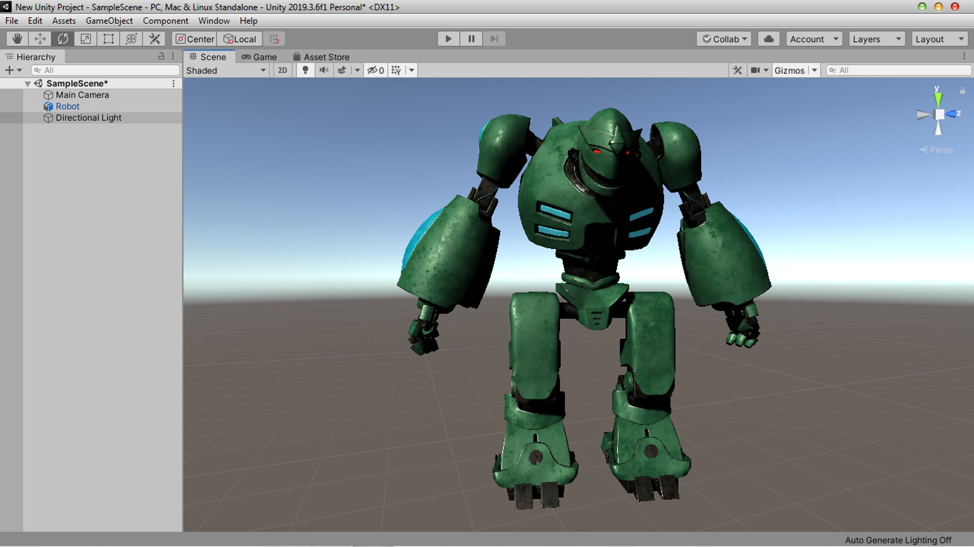3D Robot Green Model - TurboSquid 1576586