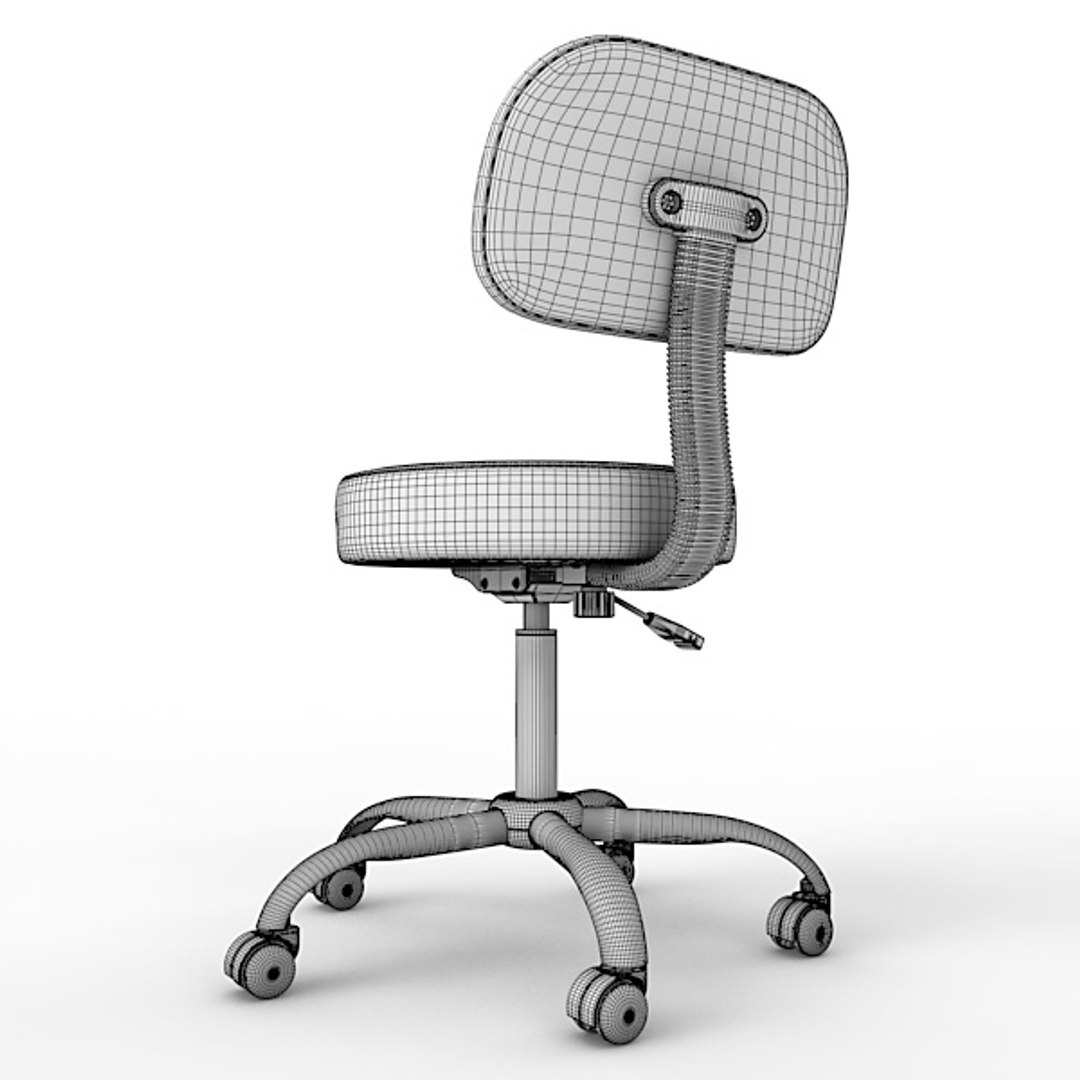 Ergonomic Stool Height Adjustment 3d Max
